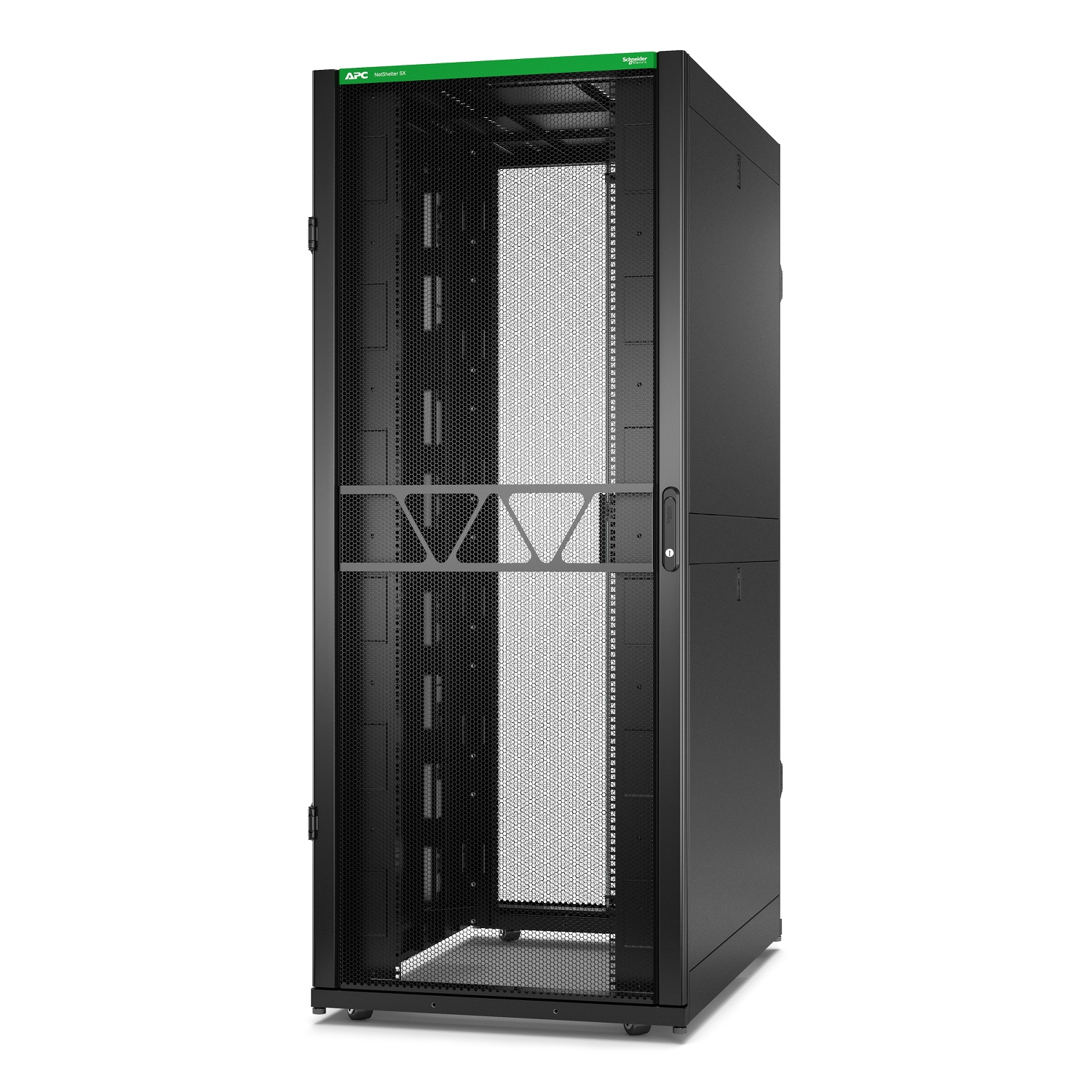 APC NetShelter SX Server Rack Gen 2, 42U, 1991H x 800W x 1200D mm, with ...