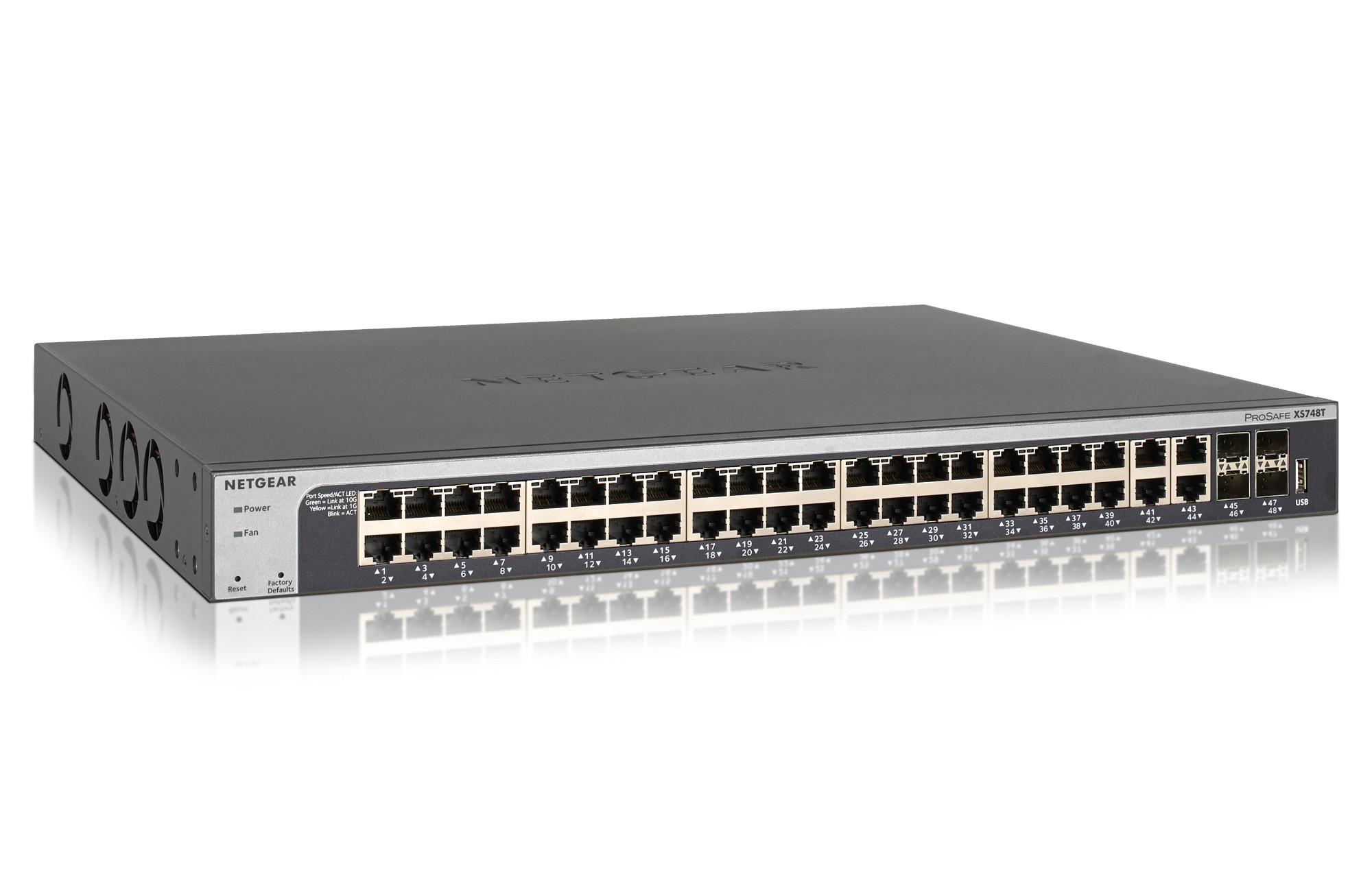 NETGEAR 48-Port 10G Ethernet Smart Switch (XS748T) - Equipment HQ